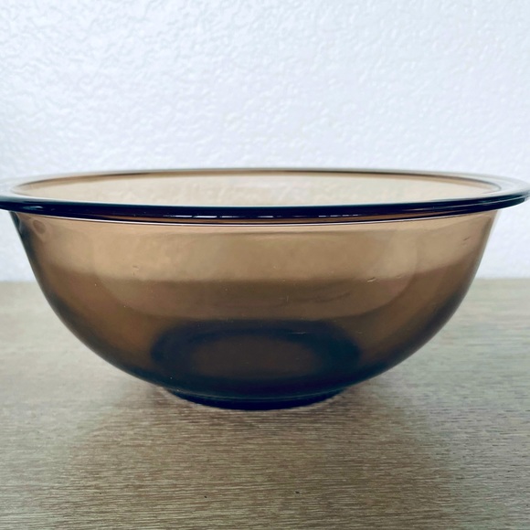 Pyrex | Kitchen | Vintage Pyrex Brown Tint Glass Mixing Bowl | Poshmark